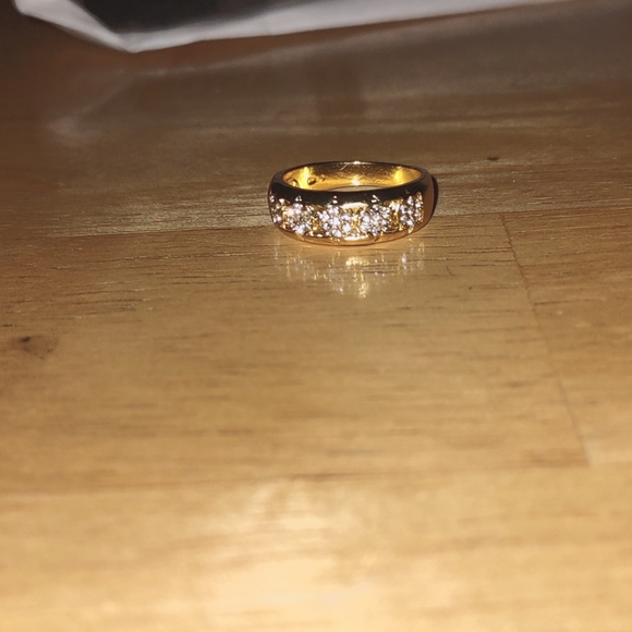 Pandora | Jewelry | 4 Karate Gold Plated Ring Size 7 | Poshmark